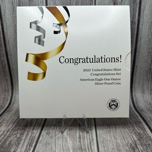 US Mint | Other | 223 Congratulations Set American Eagle One Ounce 999 ...